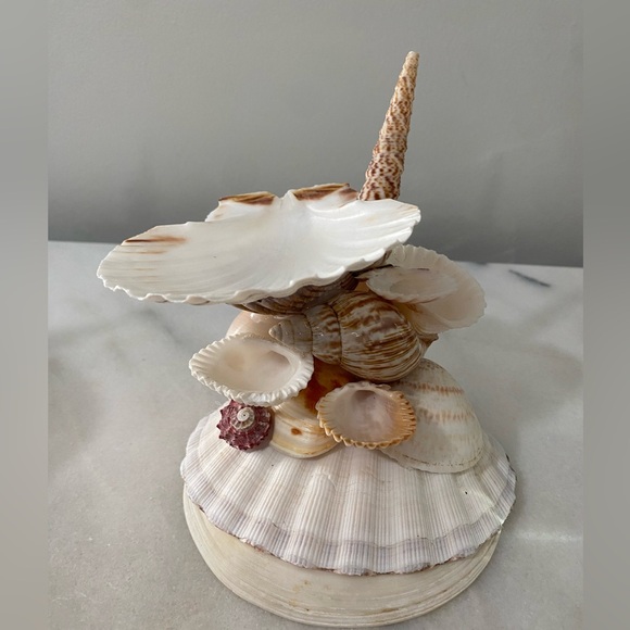 Storage & Organization | Seashell Jewelry Organizer Tower | Poshmark